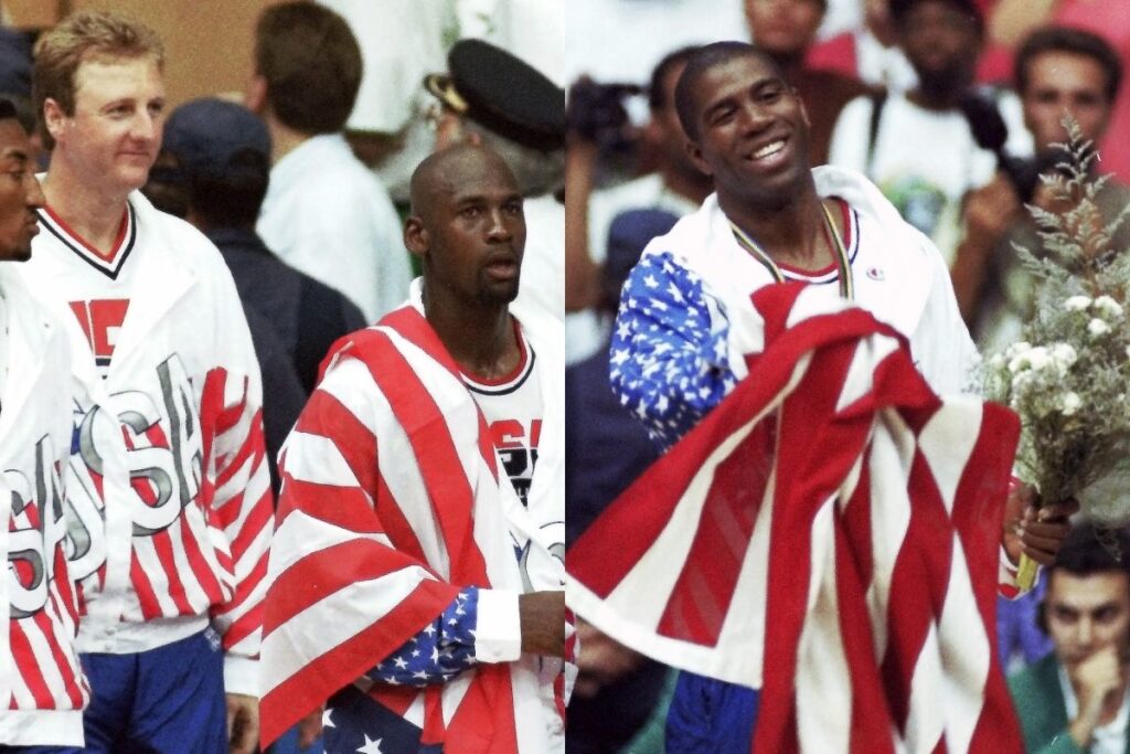 How Magic Johnson recruited Larry Bird and Michael Jordan for the 1992 ...
