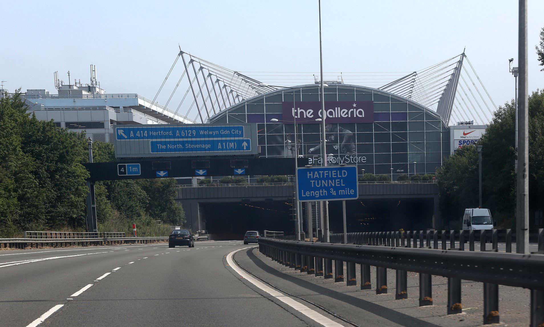 Pedestrian dies on motorway after being hit by car while getting out of ...