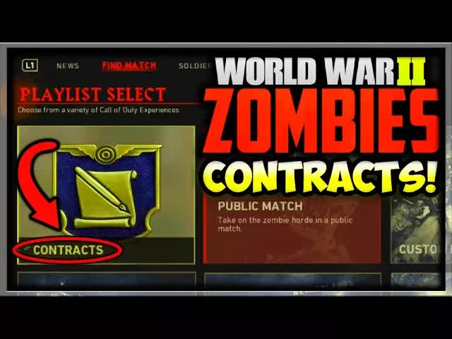 WW2 Zombies *NEW* Daily/Weely Orders & Contracts UPDATE! (Call of Duty ...