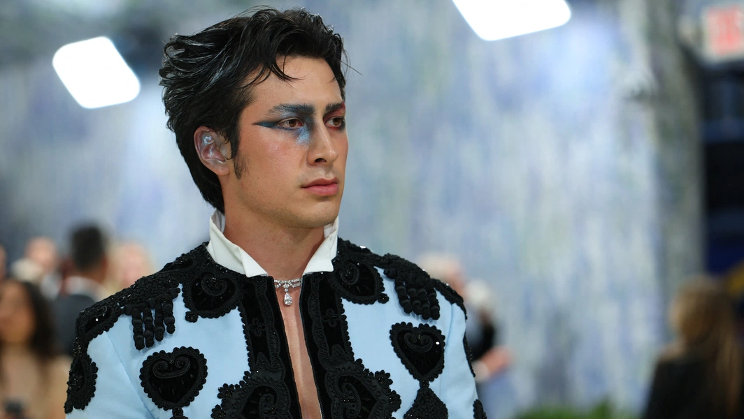 Hudson Williams' makeup artist defends bold Met Gala look