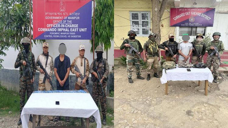 Security forces arrest two KCP cadres, recover arms and ammunition in ...