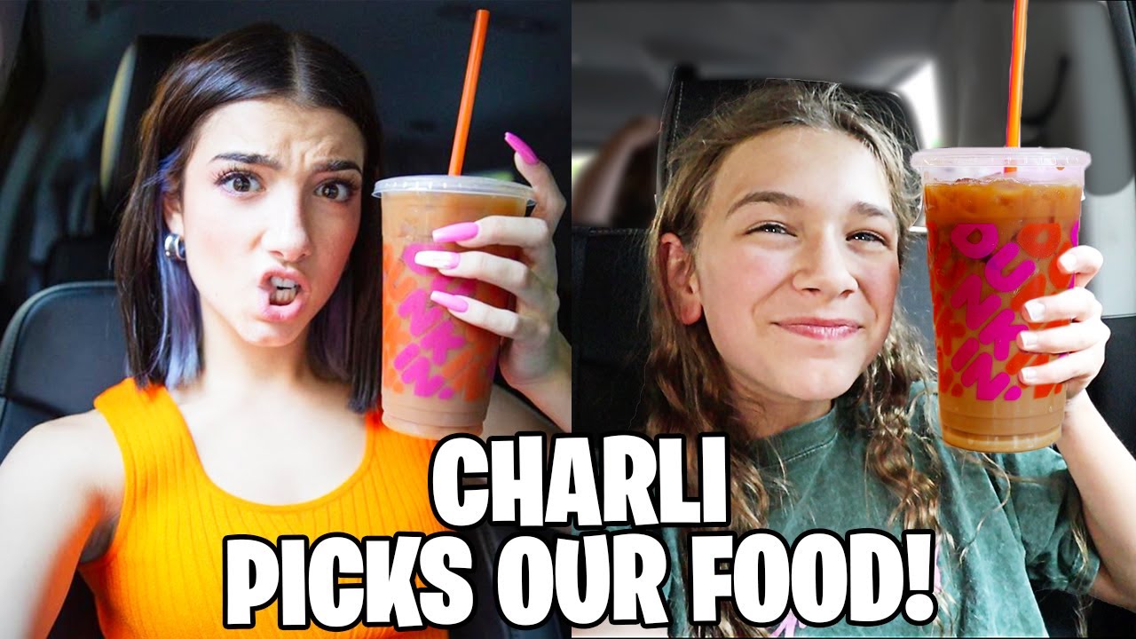 I tried Charli D'Amelio's food for 24 hours!🍽️