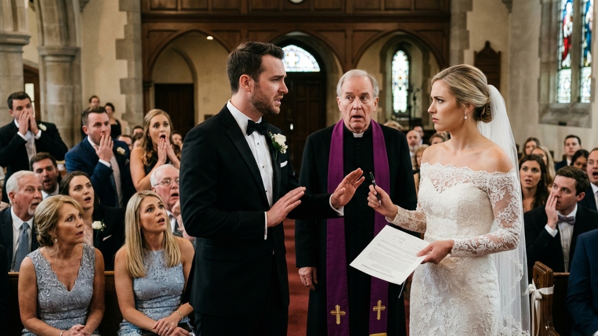I stopped my wedding at the altar when my fiancée refused to sign the ...