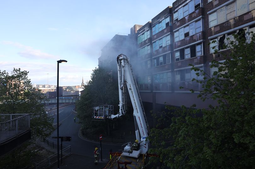 Pictures show Newcastle firefighting operation following blaze at ...