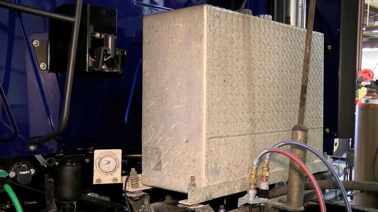 Here's what a wet kit on a semi truck does
