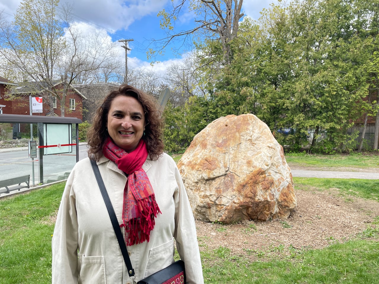 'It was like the water cooler': Massive boulder unearthed during COVID ...