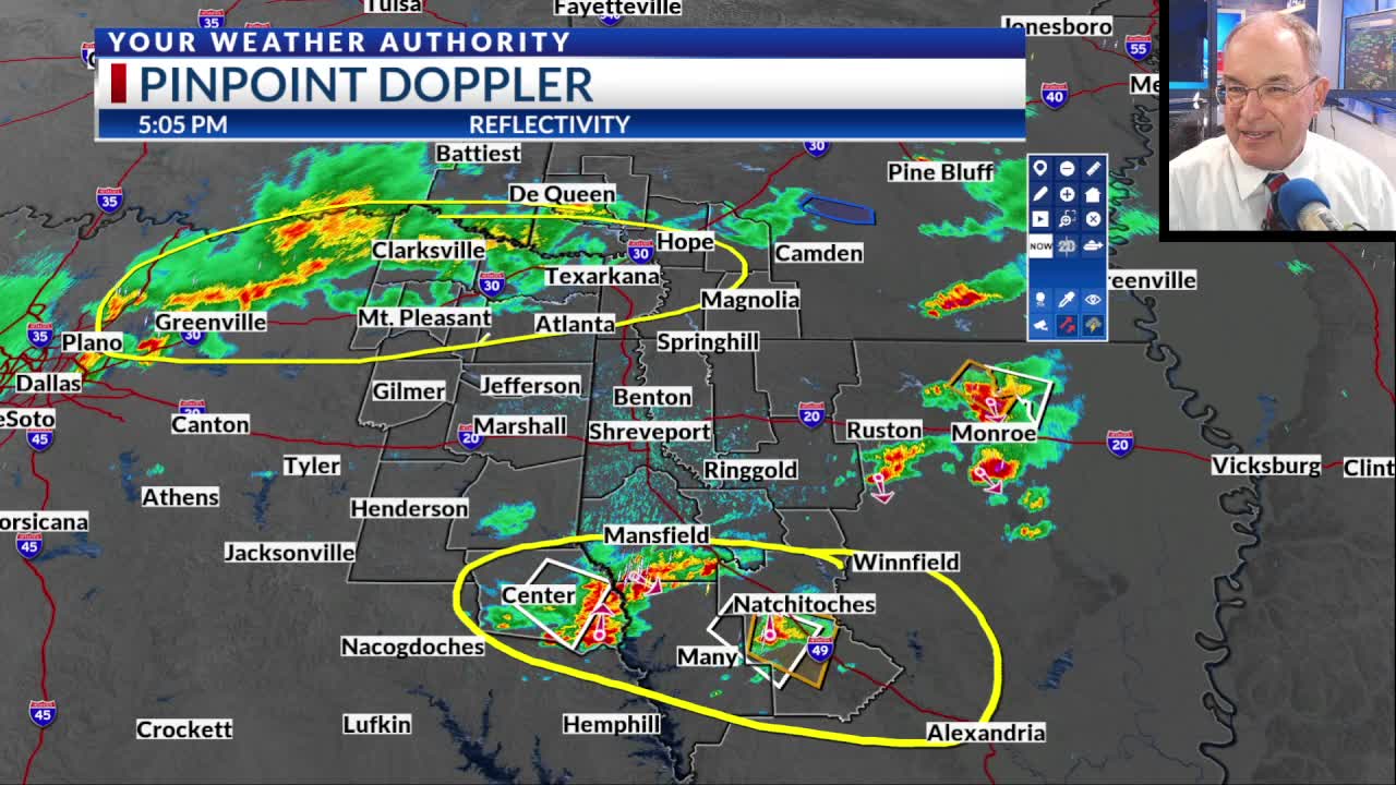 5:30 PM Sunday storm update