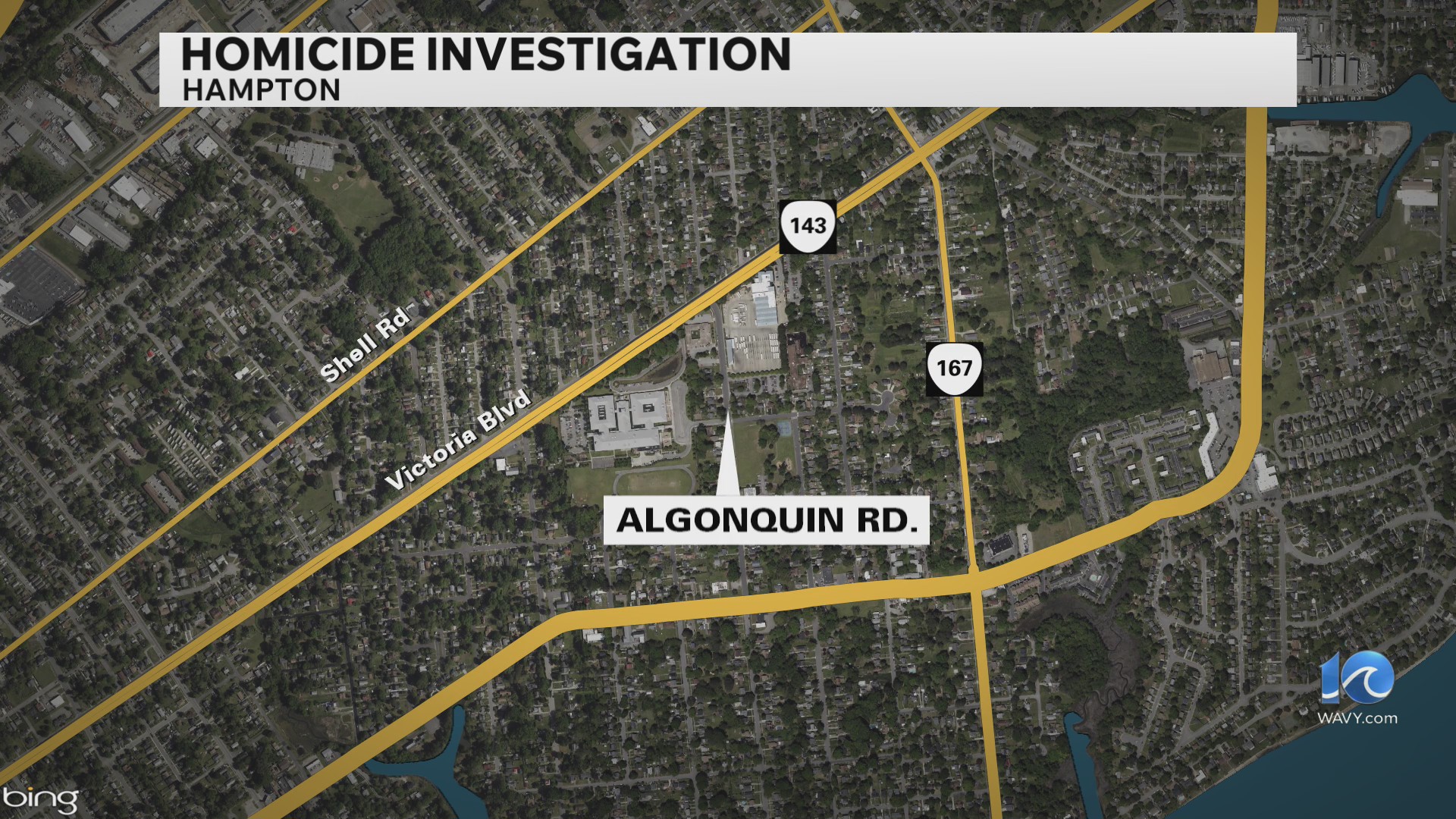 One dead, one injured after shooting on Algonquin Road in Hampton