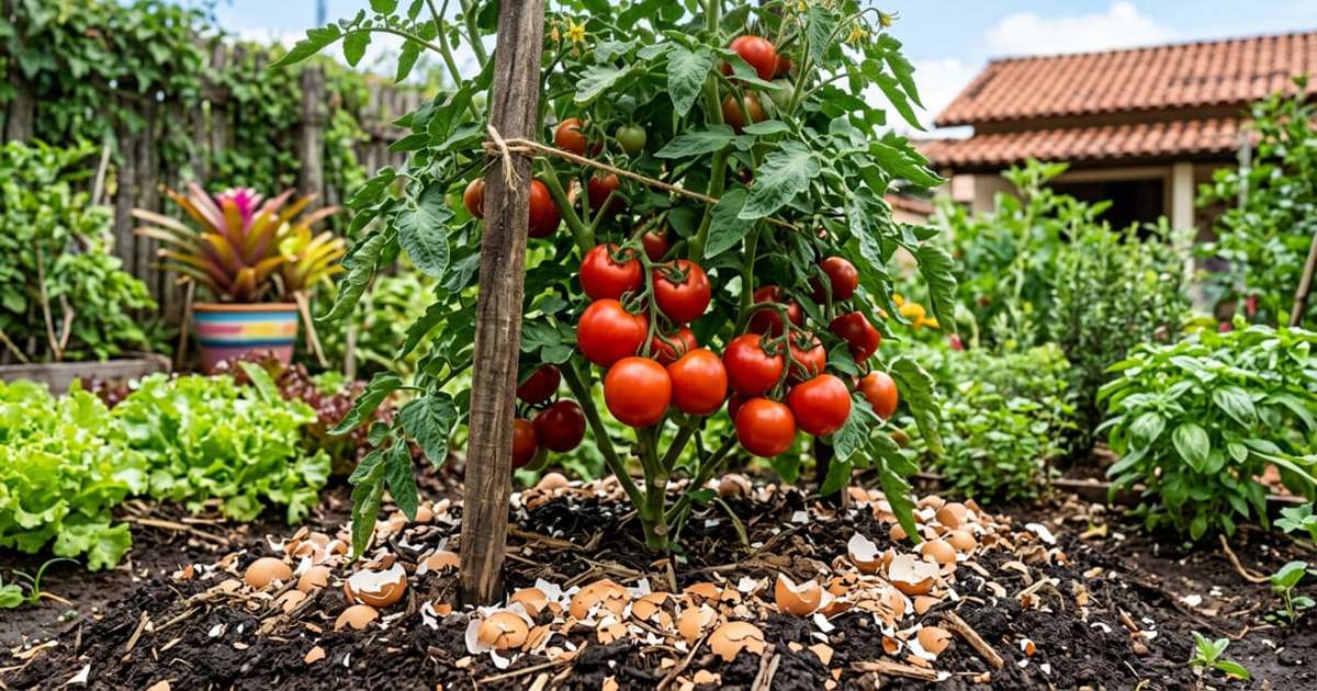 Colocar casca de ovo triturada na terra do pé de tomate: quais os ...