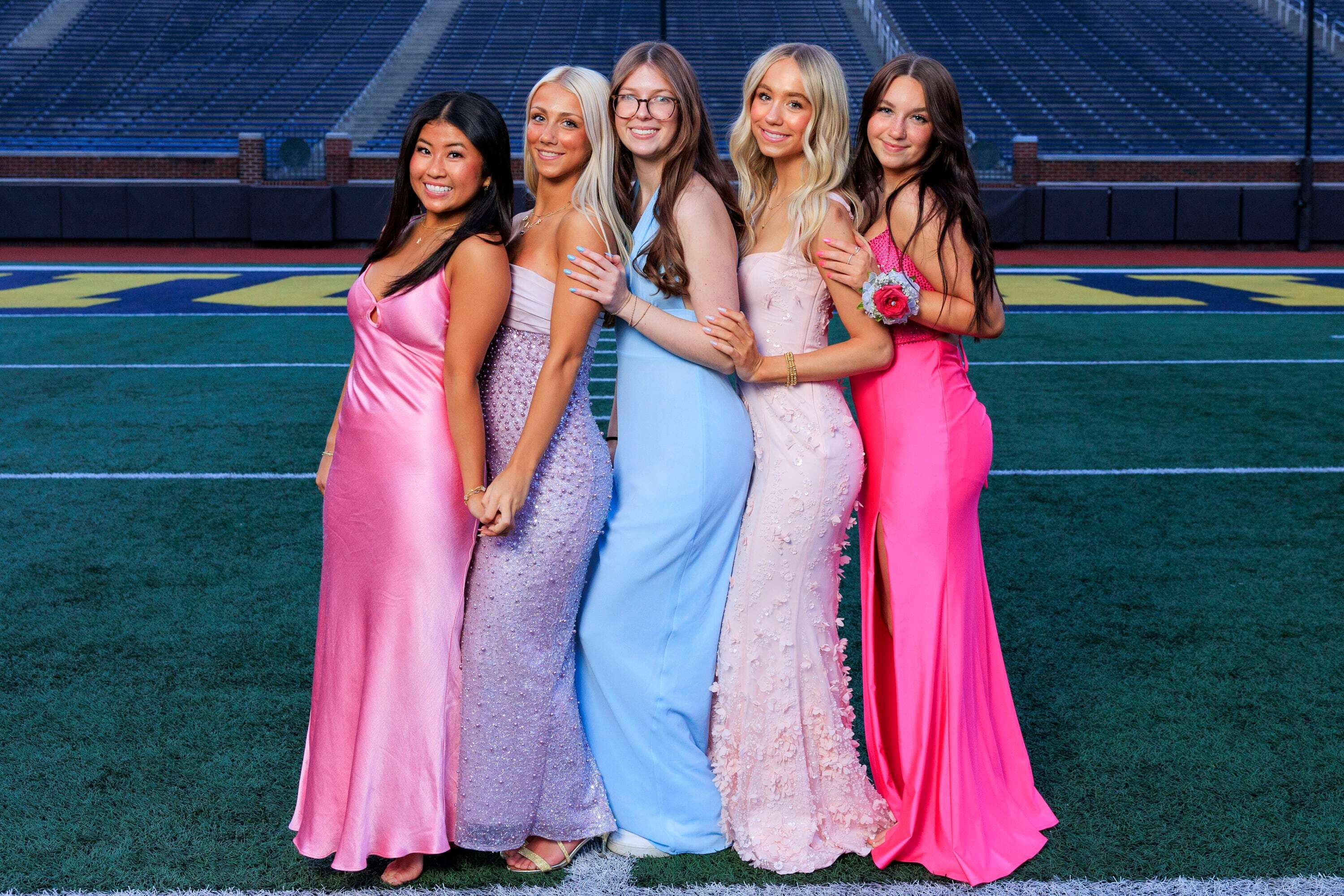 Our favorite photos from Ann Arbor Pioneer's prom at Michigan Stadium