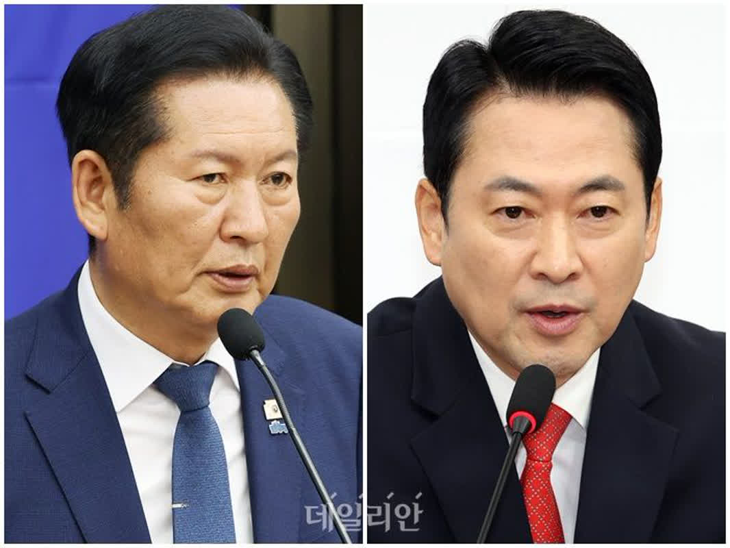 민주당 48.7%·국민의힘 30.9%…양당 간 격차 17.8%p [리얼미터]