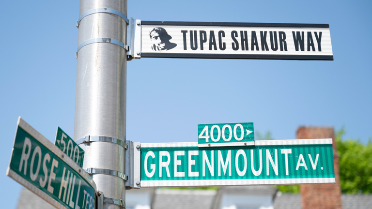 The late hip-hop legend Tupac Shakur, who lived in Baltimore, has ...