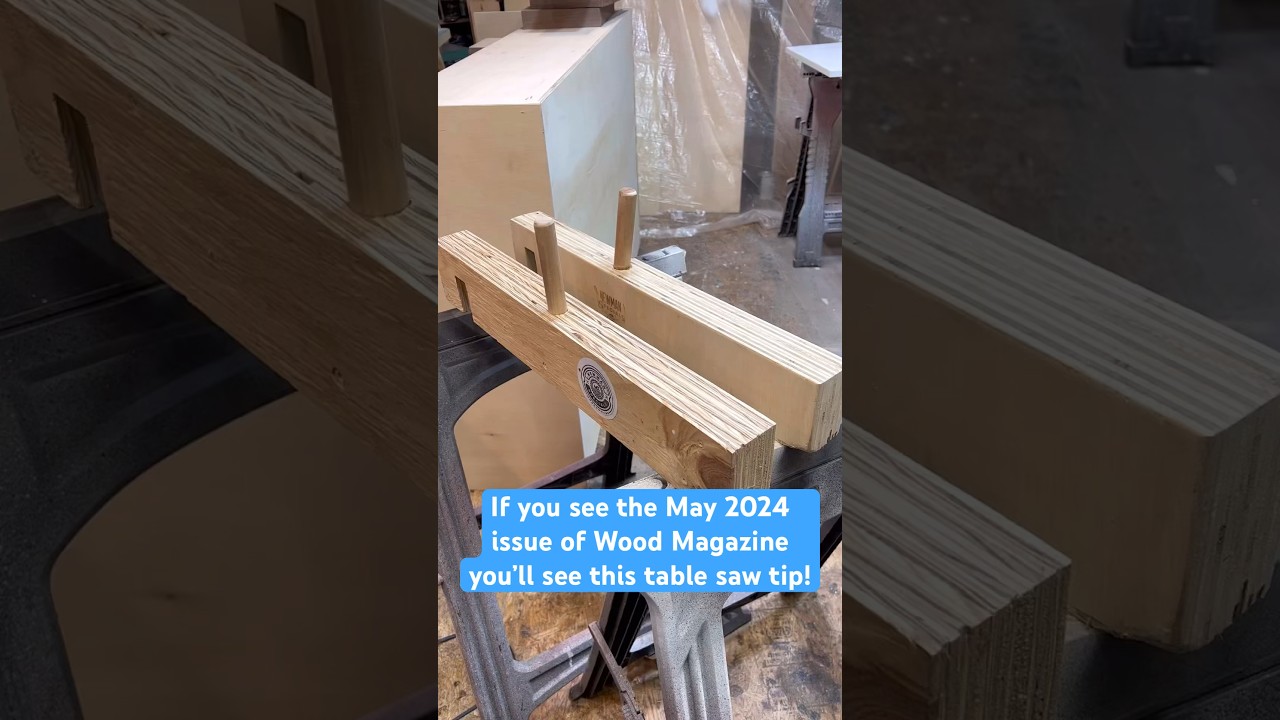 Table saw sled push stick increases safety and accuracy #woodworking # ...