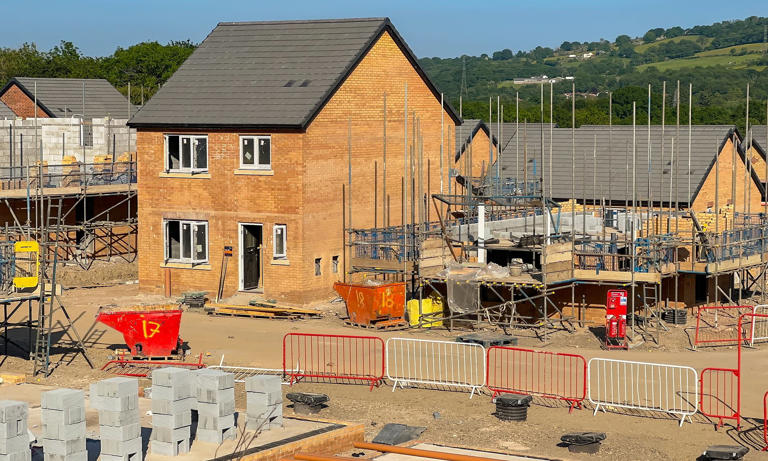 Off-plan sales of new-build homes fall to 12-year low in England and ...