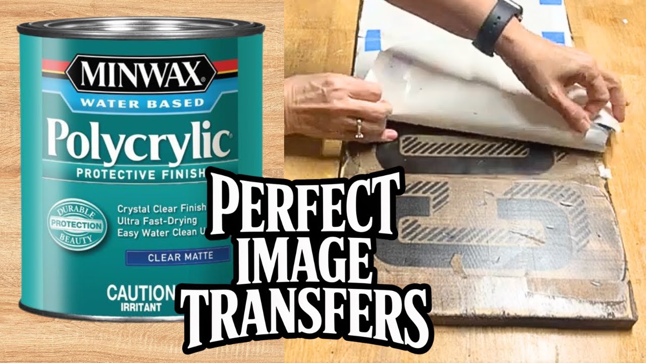 Forget Mod Podge! This polycrylic transfer will blow your mind