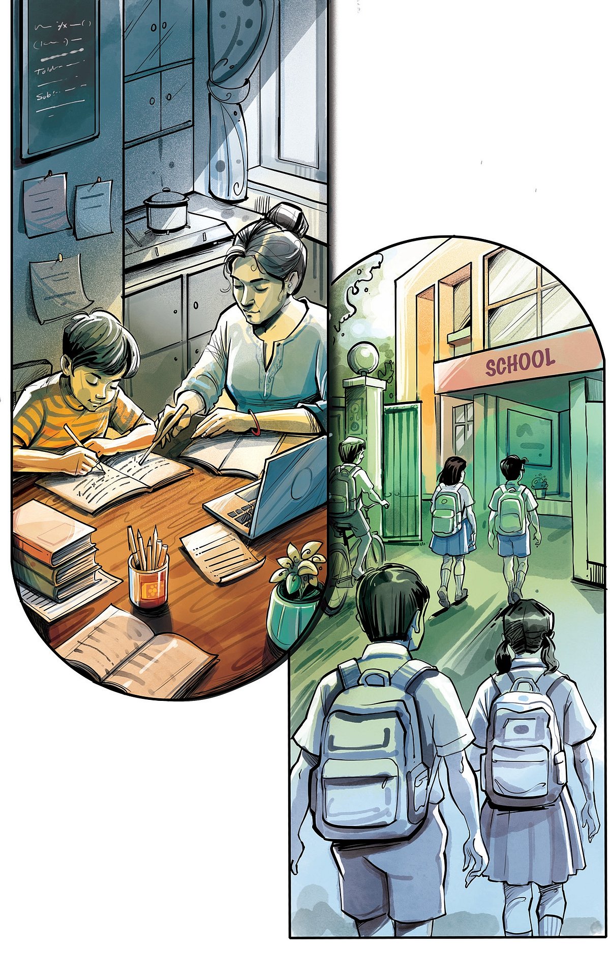 Out of choice, out of classrooms