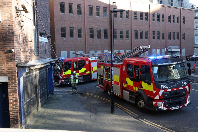 Pictures show Newcastle firefighting operation following blaze at ...
