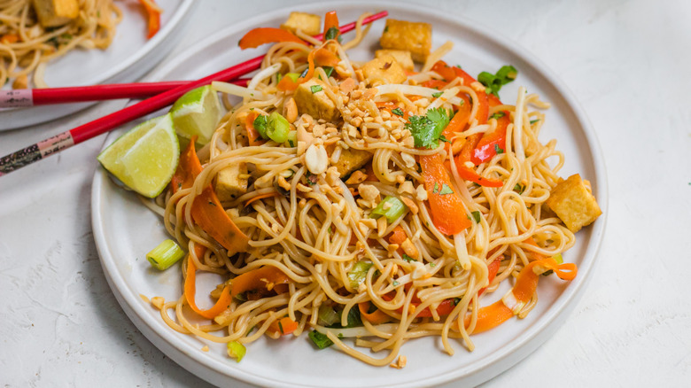 Healthy pad Thai recipe