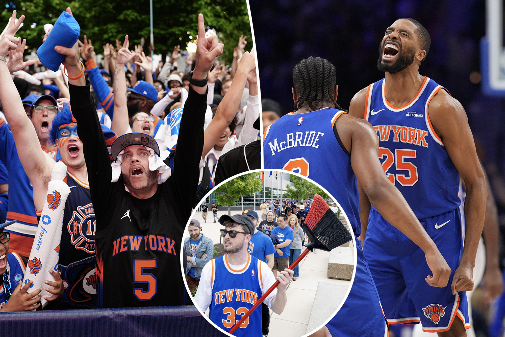 Knicks advance to second straight Eastern Conference finals by ...