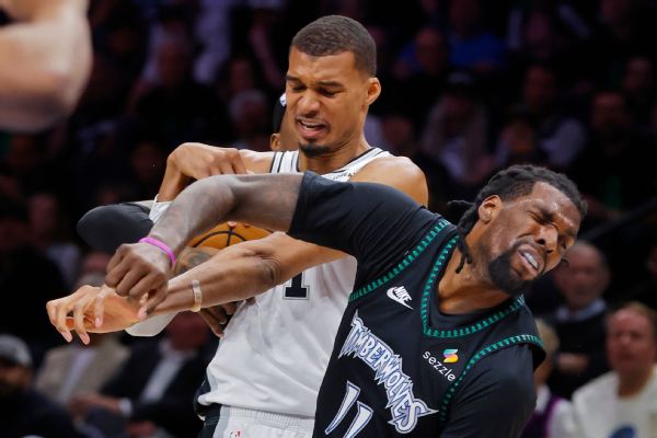 Victor Wembanyama avoids suspension for Naz Reid elbow, will play Game 5