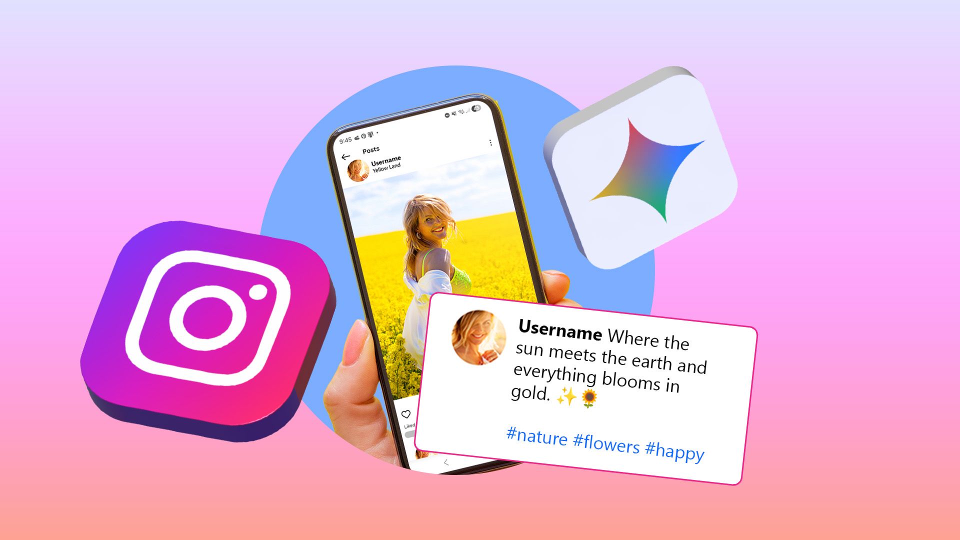 I let Gemini write my Instagram captions for a week, and nobody could tell