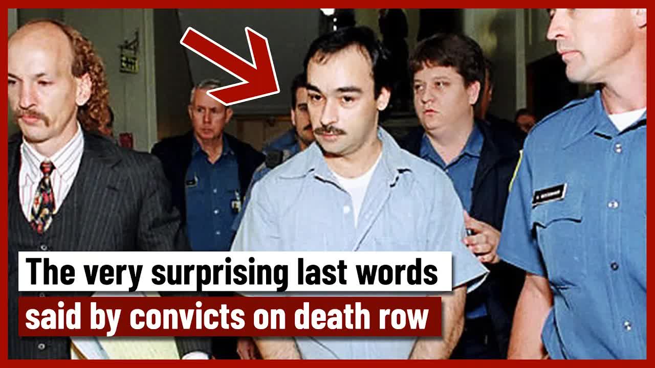 Shocking final words of death row inmates