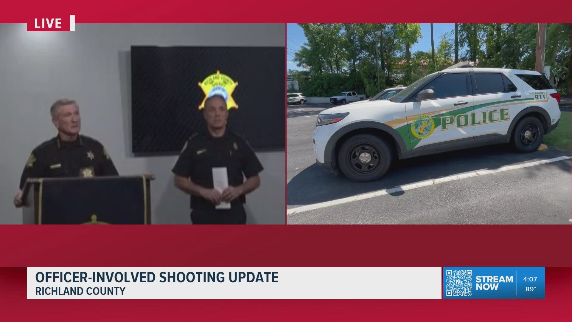 Sheriff Leon Lott provides update on officer-involved shooting outside ...