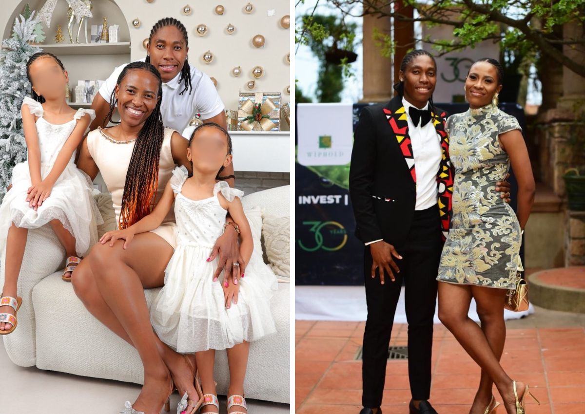 Caster Semenya shows off daughters for first time: 'Blessed'