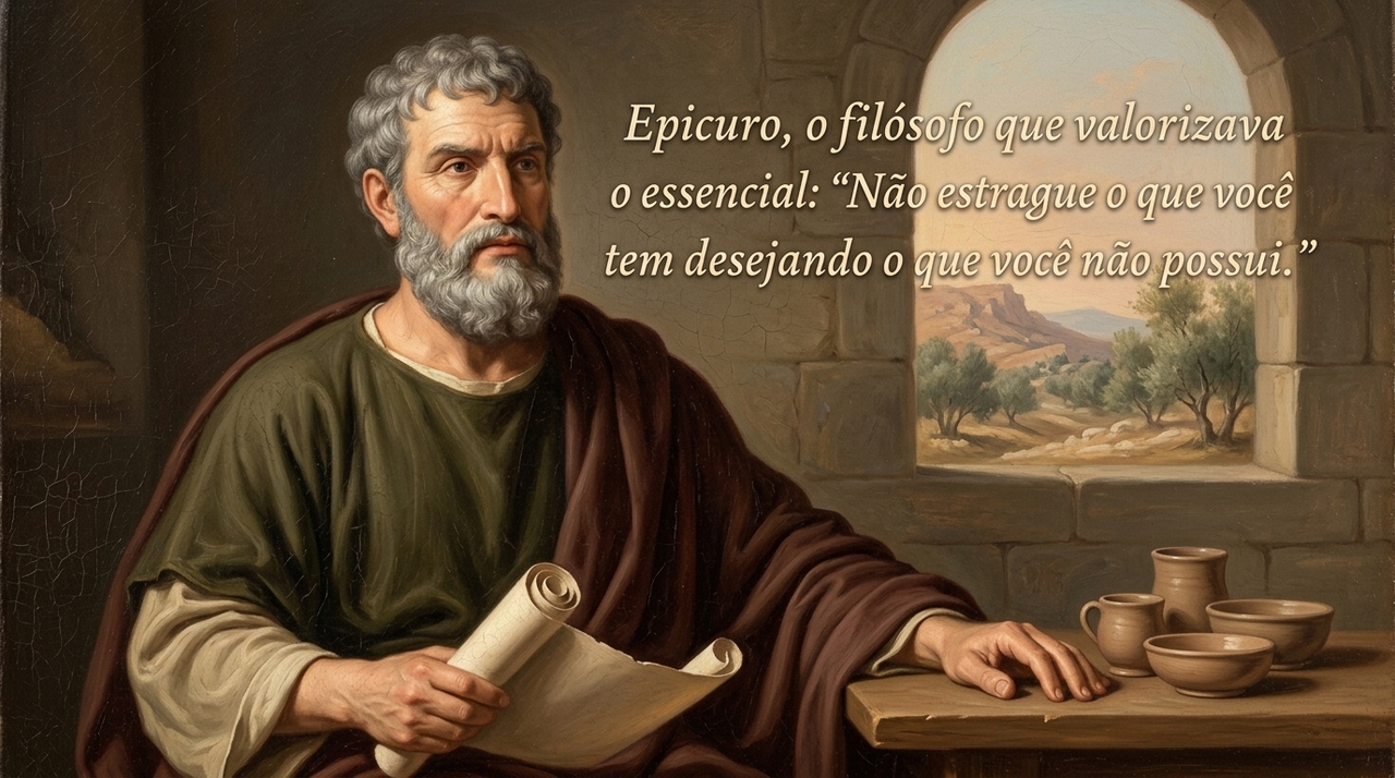 Epicuro, o filósofo que valorizava o essencial: "Não estrague o que ...