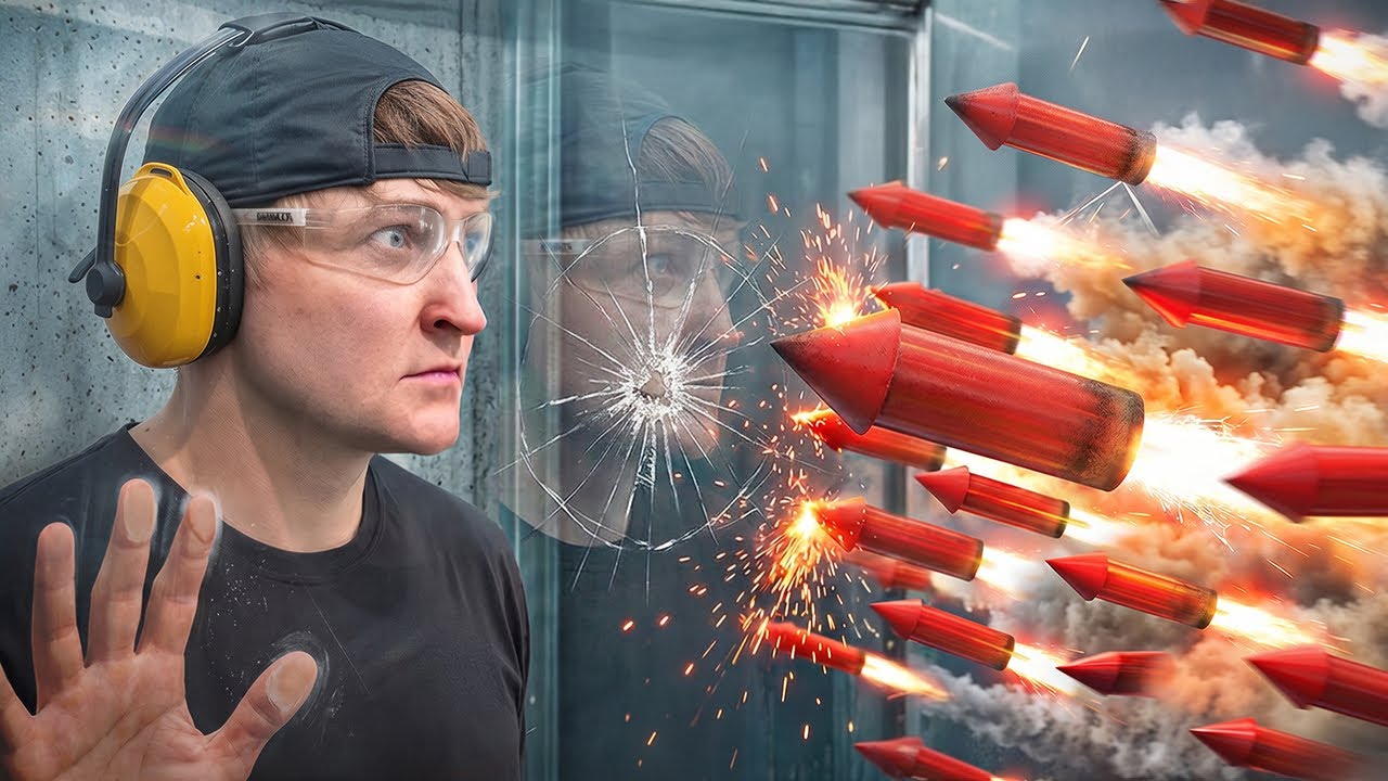 100 rockets explode 1 inch from my face