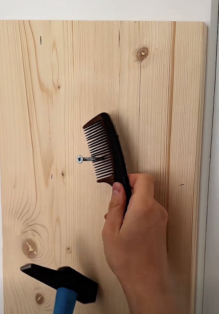 How to hammer a nail without hurting your fingers