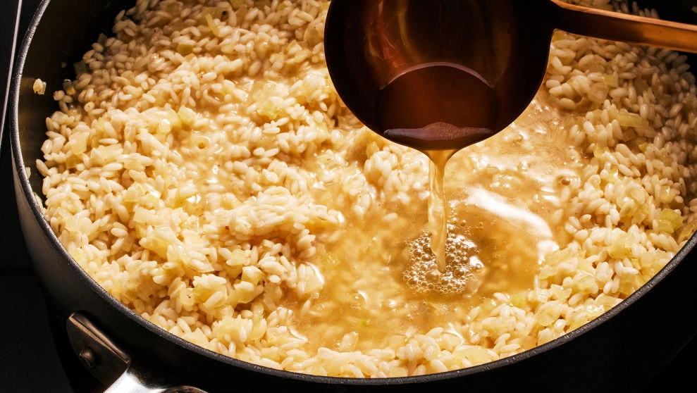 Master the art of creamy risotto at home