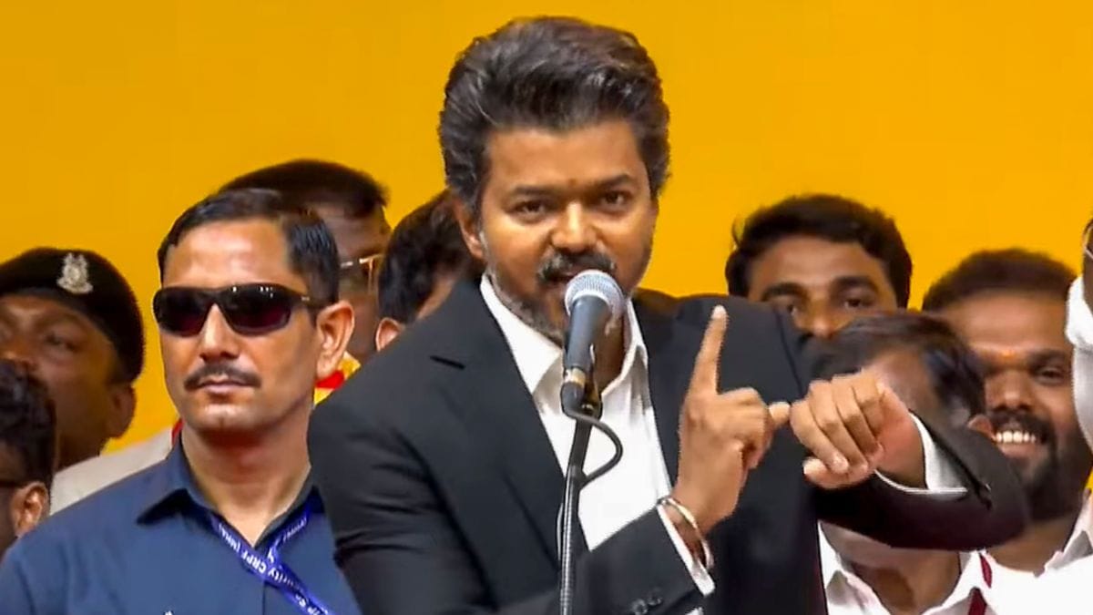 Row over TN state song playing 3rd at Vijay swearing-in: TVK vows to ...