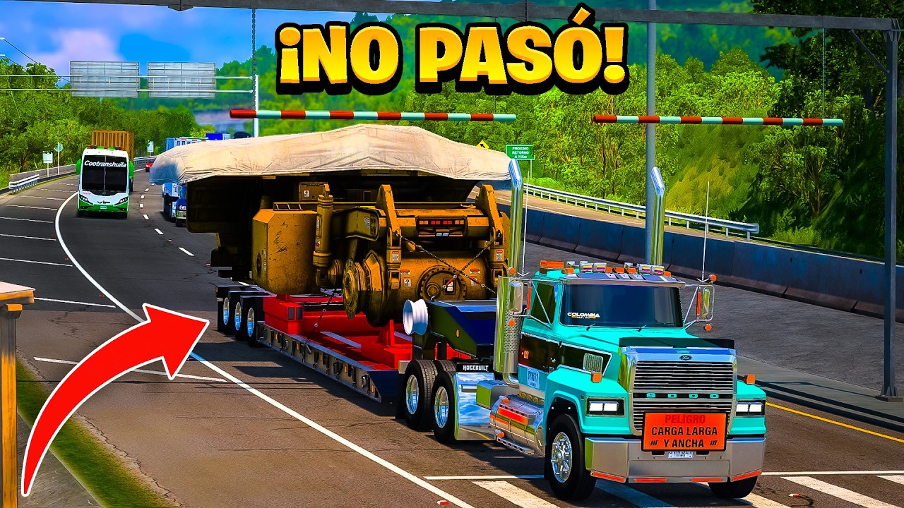 Camión Atrapado En Puente Carga Sobredimensionada ATS