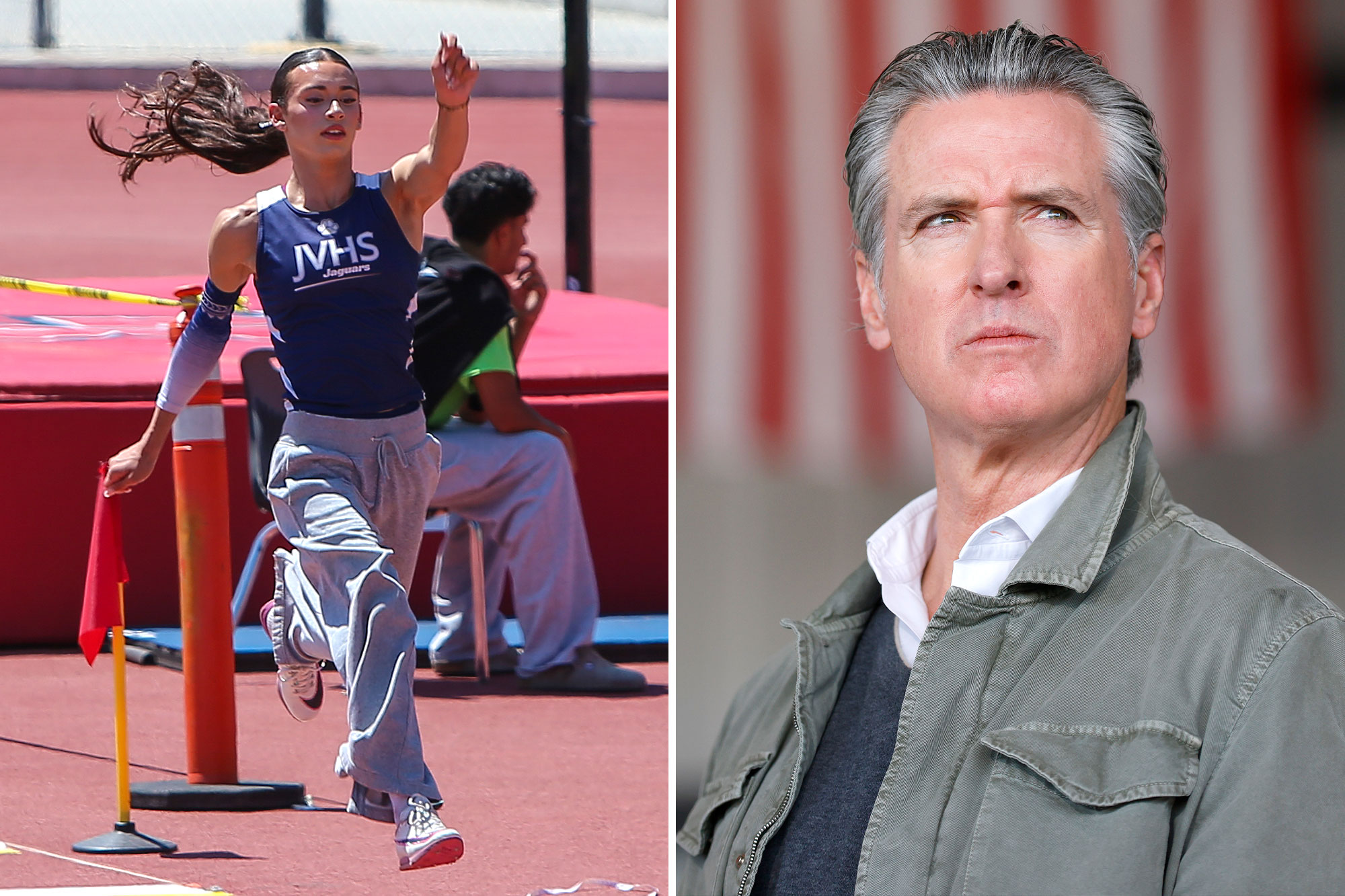 Fury as trans volleyball player switches to track and field and ...