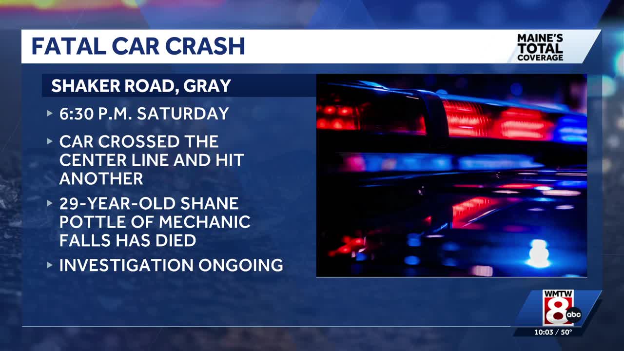 Mechanic Falls driver killed in head-on crash in Gray
