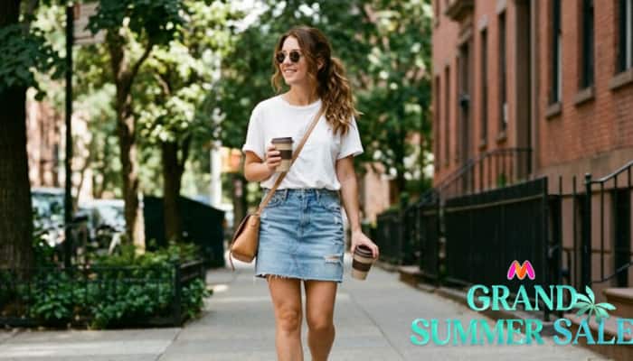 Chic mini skirts and skorts to try during Myntra Grand Summer Sale