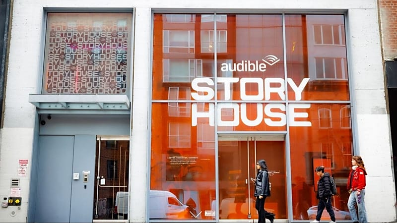 Audible abre livraria temporária em Nova Iorque sem livros em papel