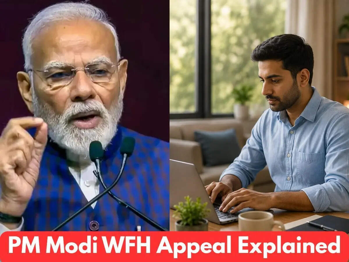 PM Modi’s WFH appeal explained: Why the Prime Minister is asking ...
