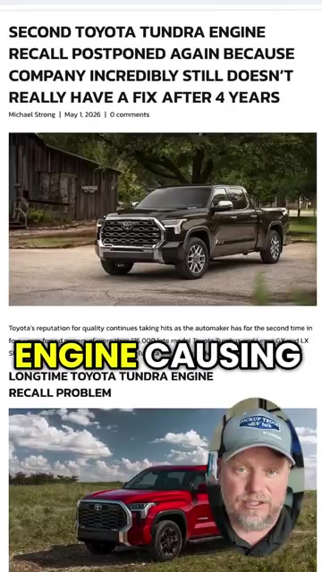 Years after tundra engines explode, fix is still coming