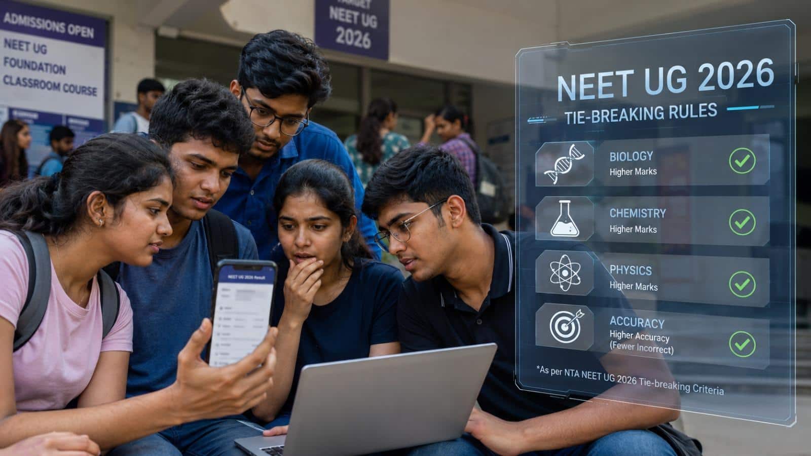 NTA details NEET UG 2026 tie-breaking process for equal scores