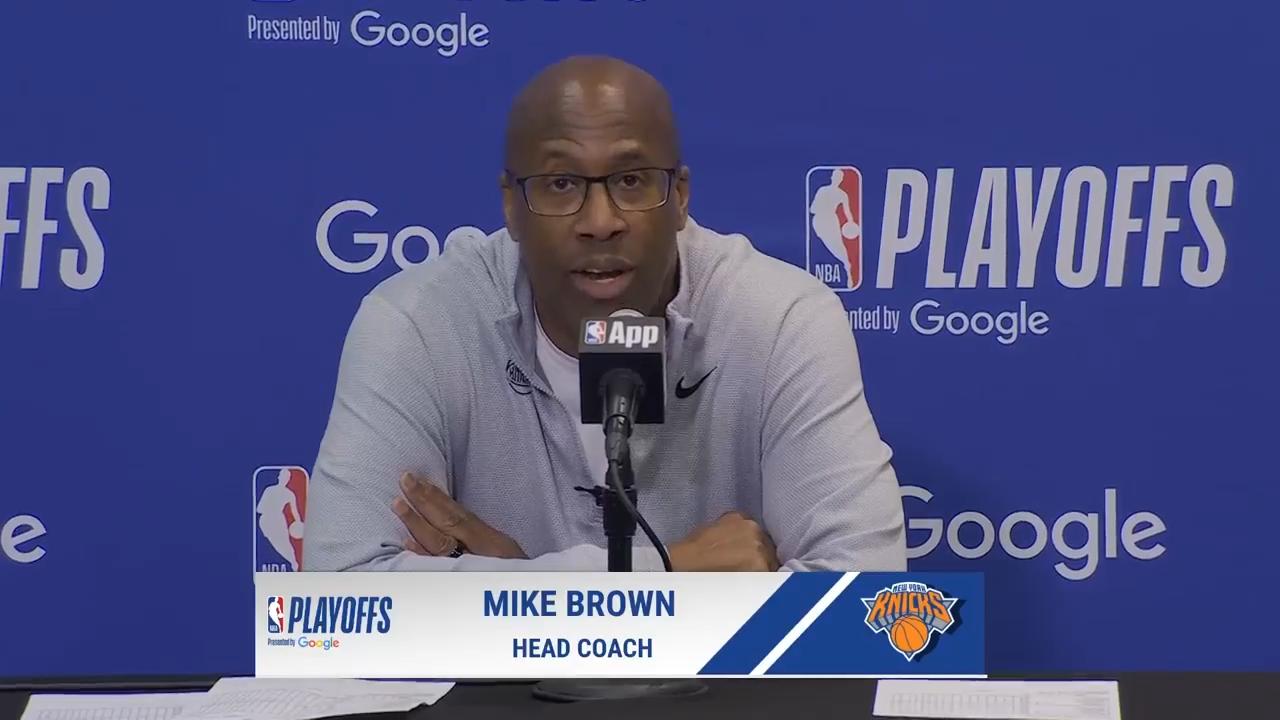 Moment: Knicks coach Mike Brown delivers heartfelt Mother's Day message ...