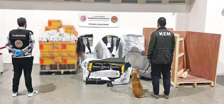 Gümrüklerde zehre geçit yok... 659 kilo uyuşturucu ele geçirildi