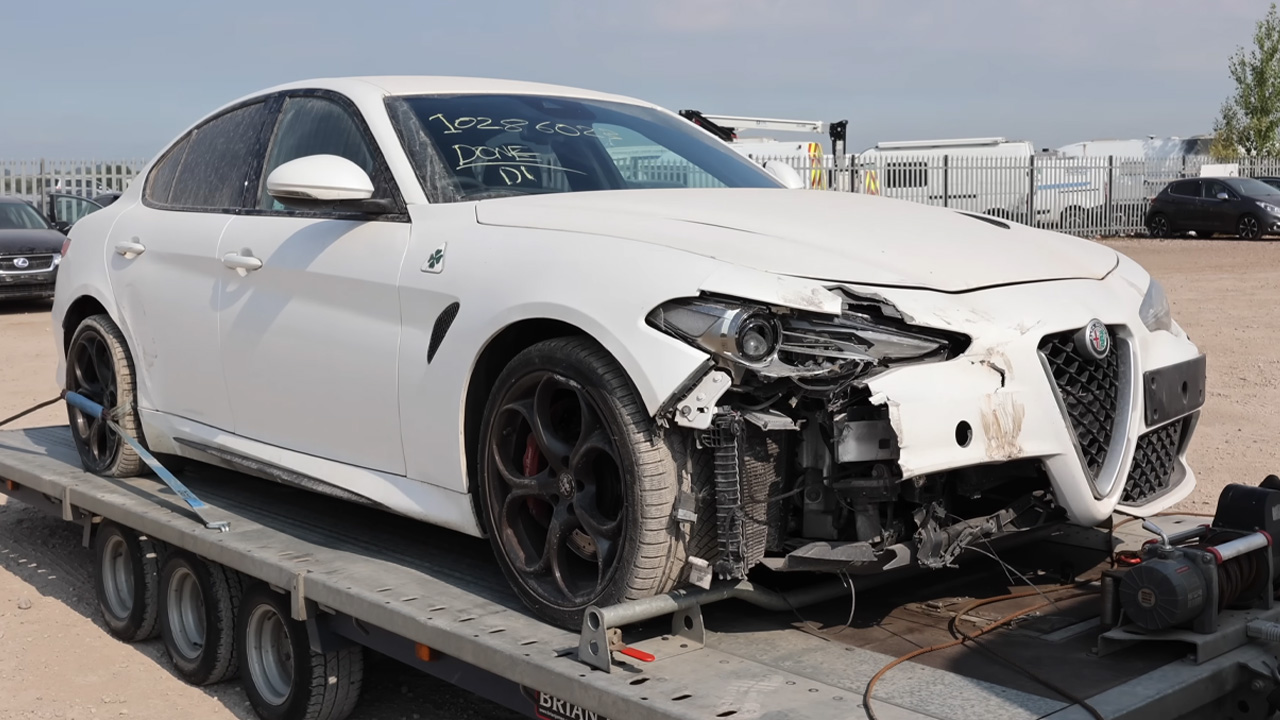 From wrecked to perfect Ferrari powered Alfa Romeo rebuild