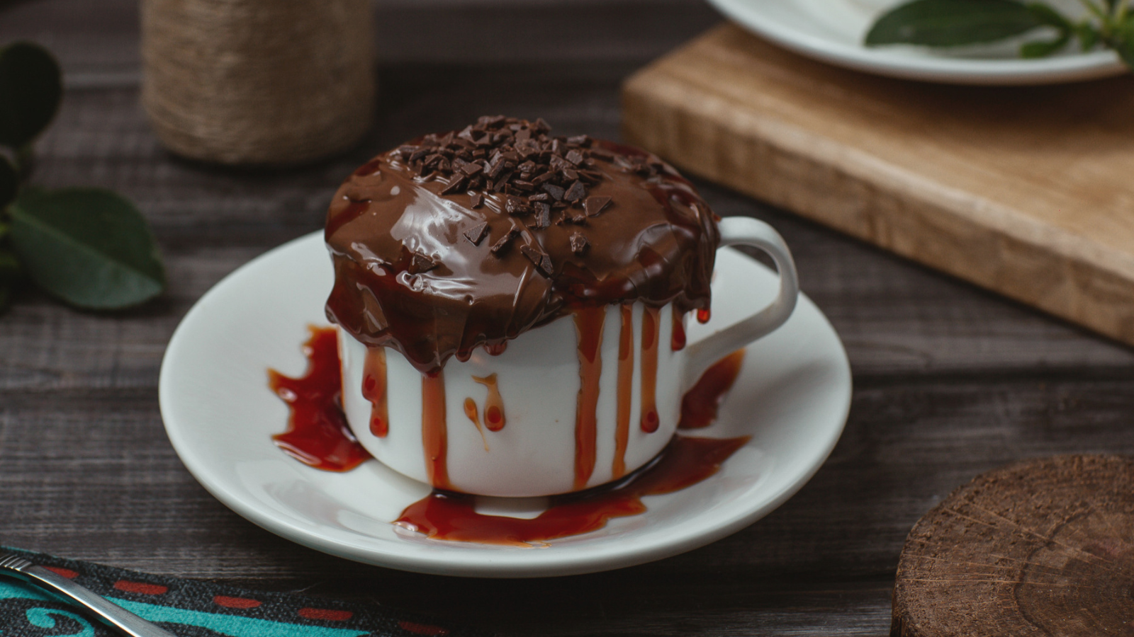 Easy chocolate brownie vegan mug cake recipe in 5 minutes