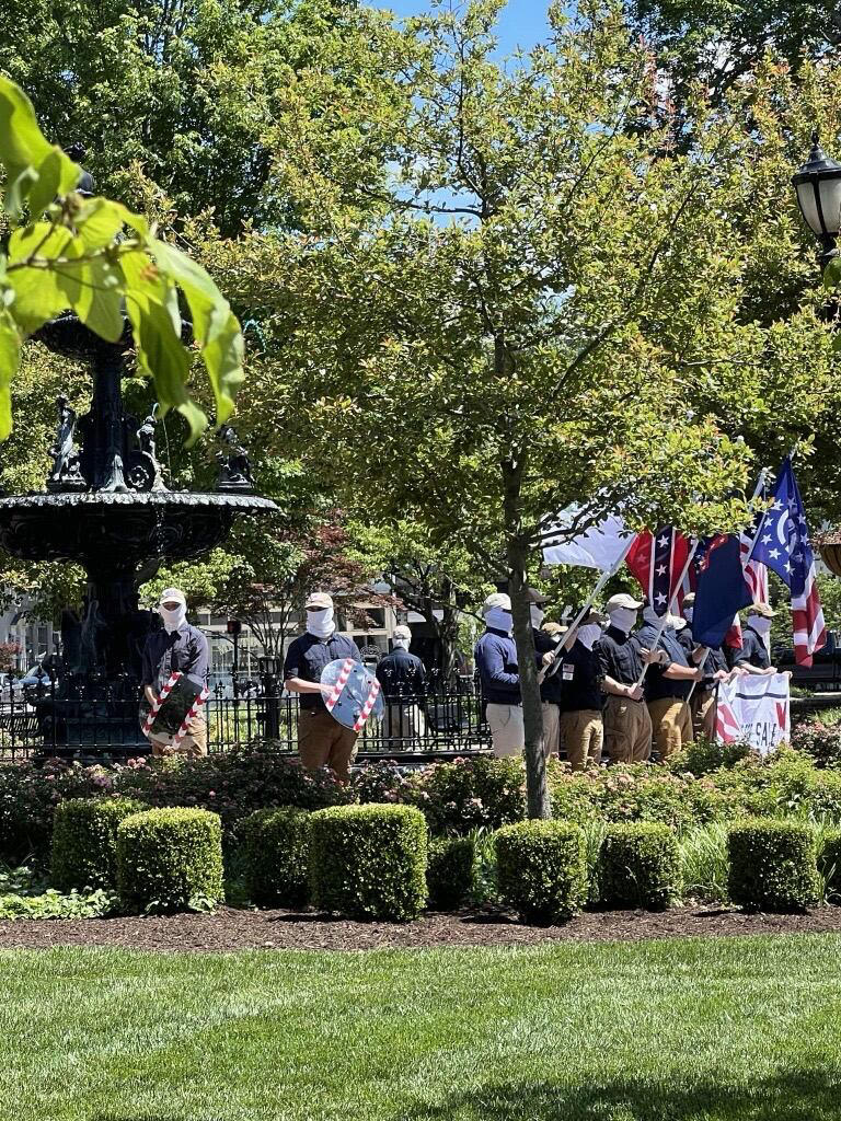 Masked group seen in downtown Bowling Green