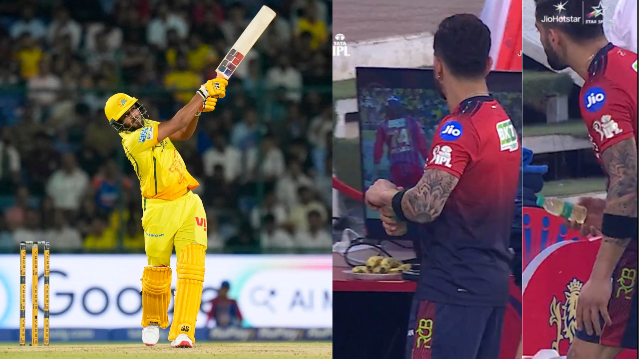 IPL 2026: Virat Kohli spotted glued to screen during Urvil Patel’s ...