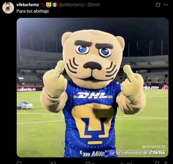 Pumas se burla del América con los mejores memes tras avanzar a semifinales