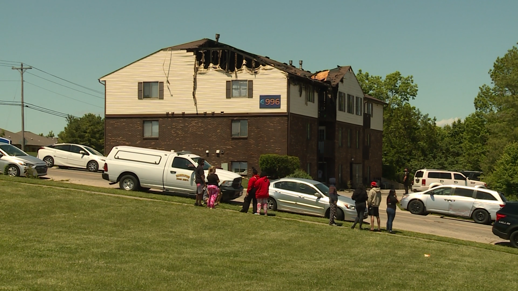 Numerous residents displaced after fire engulfs apartment complex in ...