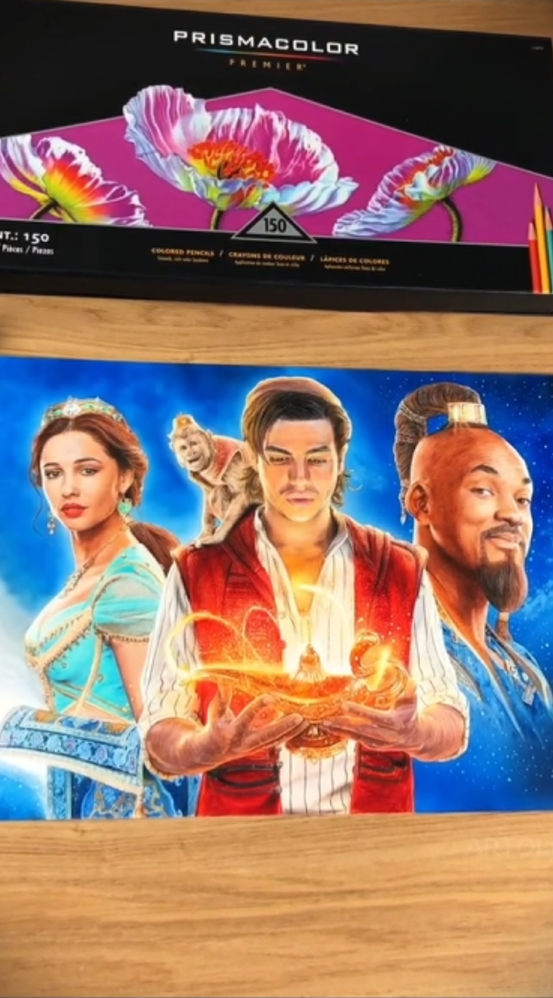 A magical Aladdin art reveal inspired by a whole new world